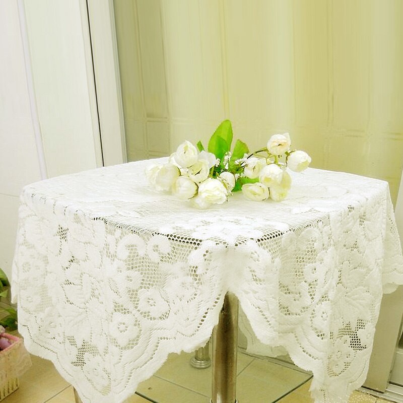 Beautiful Lace Embroidery Tablecloth Dining Center... – Vicedeal
