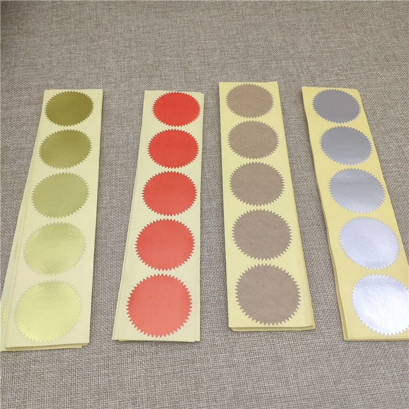 Gouden Zilveren Folie Seal Sticker Voor Droog Embo... – Grandado