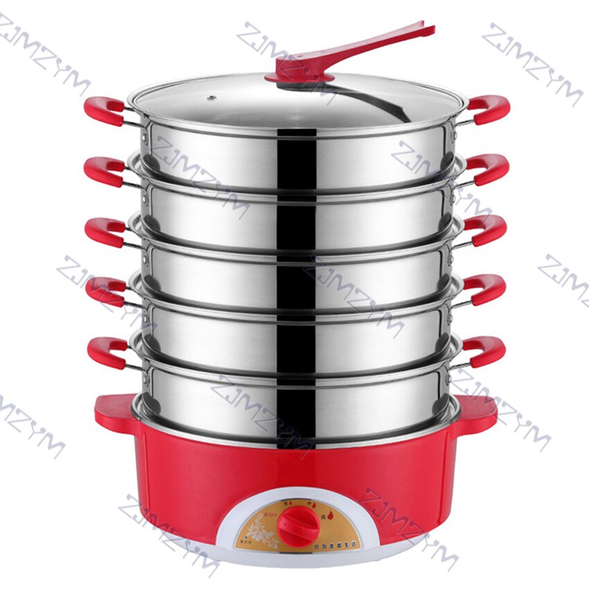 4/5/6 Layers 1500W Electric Food Steamer Multifunc... – Grandado