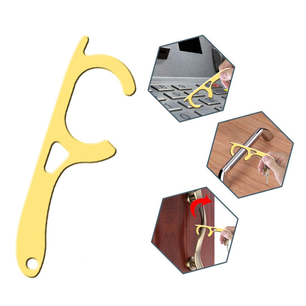 Main Portable en laiton sans touche ouvre-porte bo... – Grandado