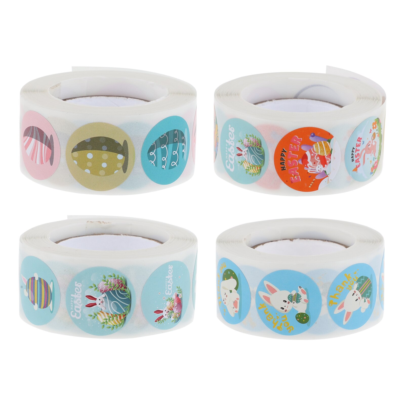 4 Rolls Sticker Pasen Accessoire Cartoon Ei Sticke... – Vicedeal