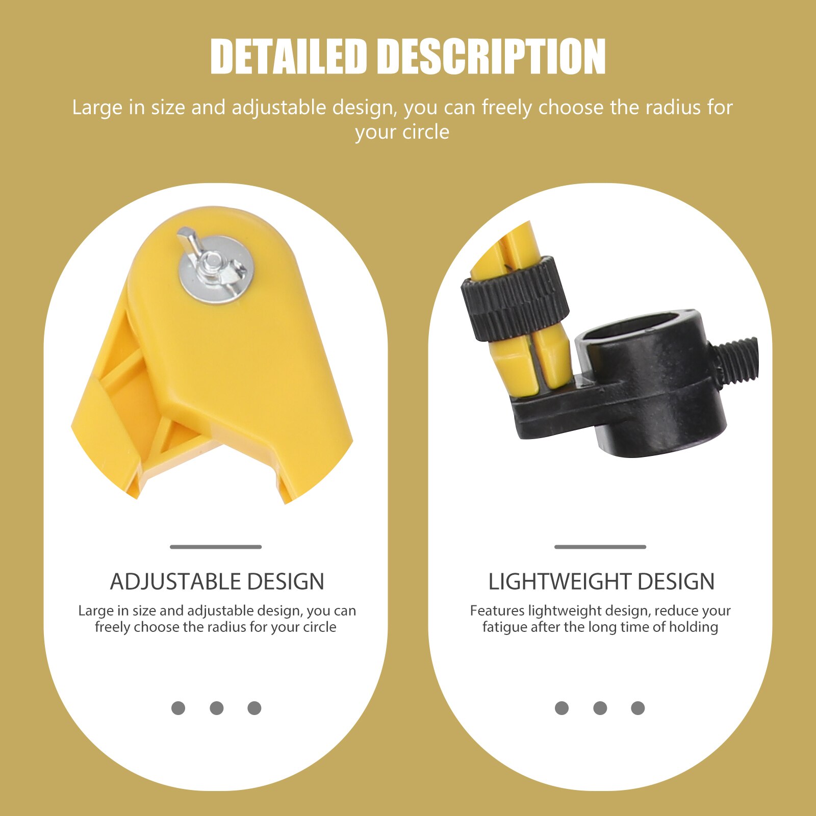 1pc Teaching Tool Plastic Compass Draw Tool Compas... – Grandado