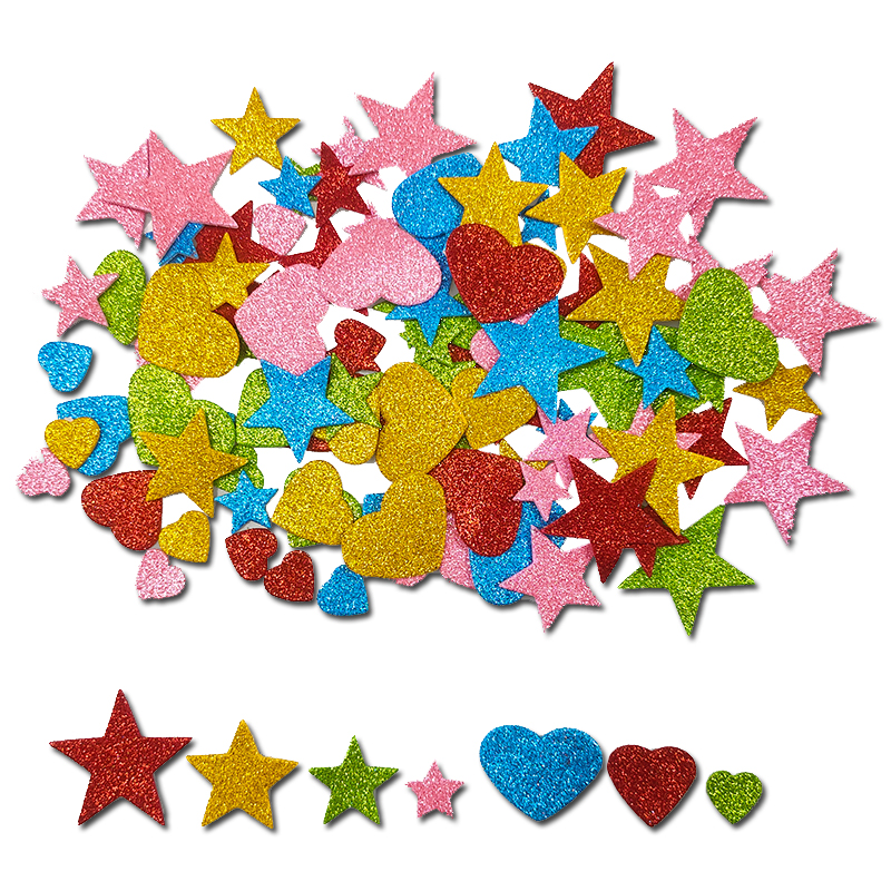 100pcs Sticky Glitter Foam Self Adhesive Sparkle E... – Vicedeal