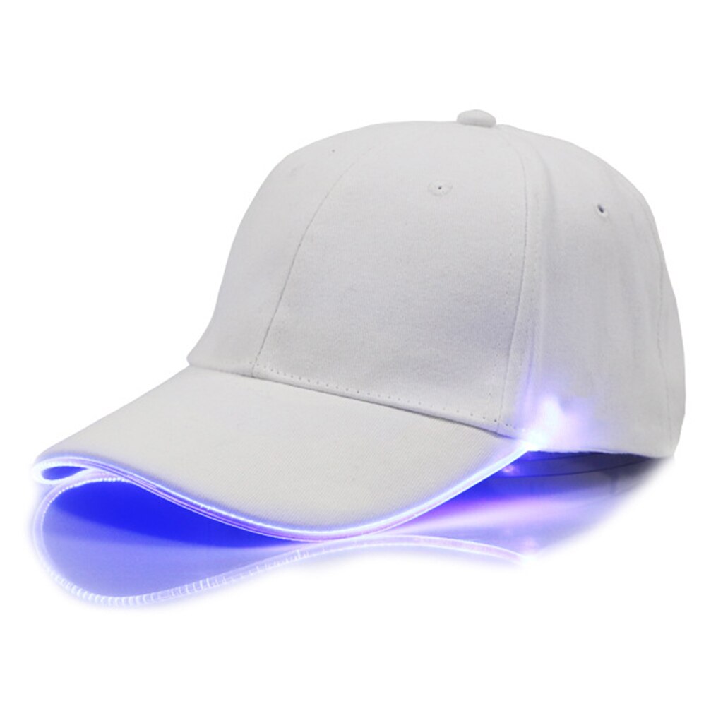 Mode Ultra Heldere Led Baseball Cap Optical Fiber ... – Vicedeal