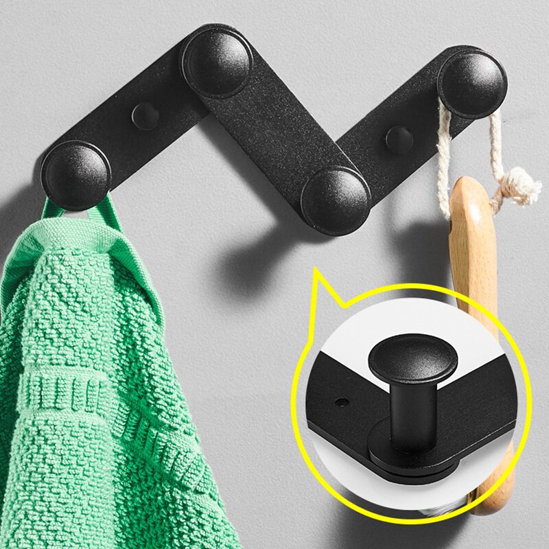 Foldable Chain Coat Hook Punch-free Universal Retr... – Grandado