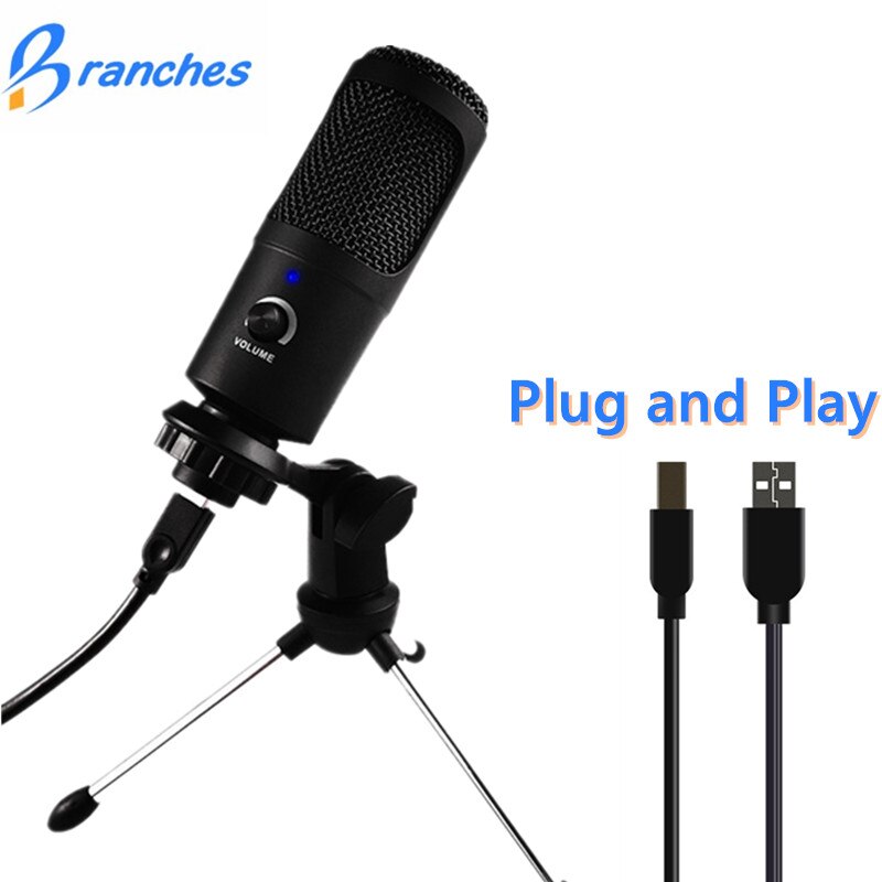 Recording USB Condenser Microphone Studio Micropho... – Vicedeal
