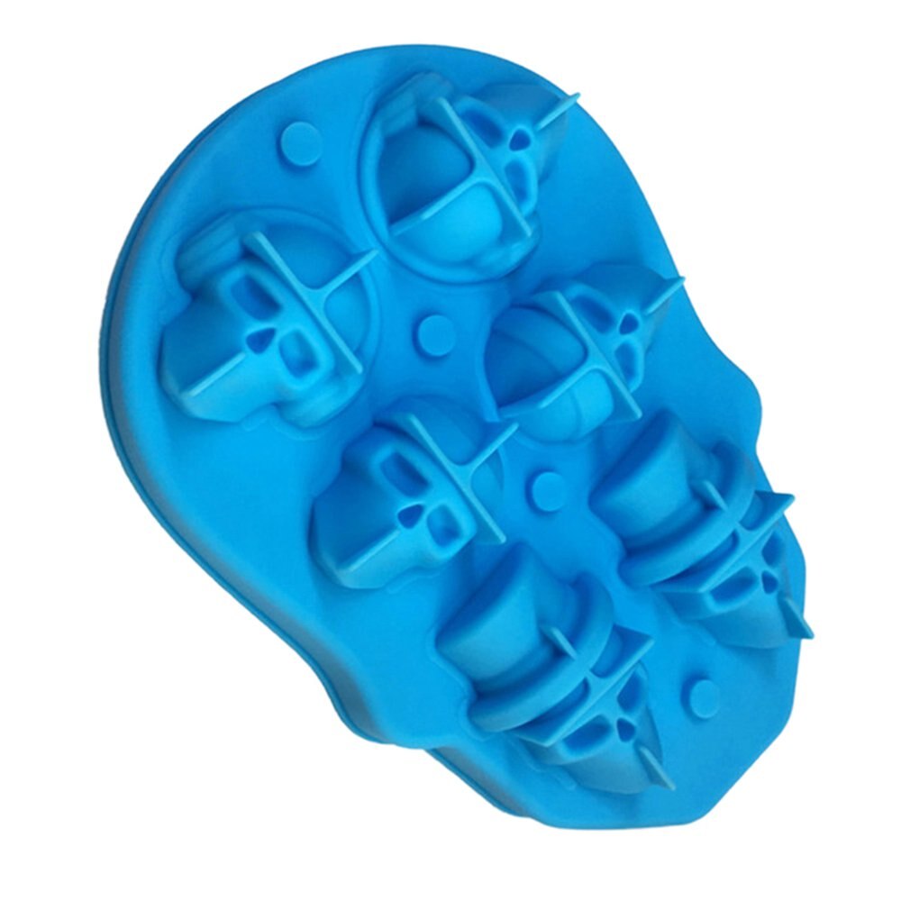 DIY Eis Form Drei-dimensional Schädel Eis Form Wei... – Vicedeal