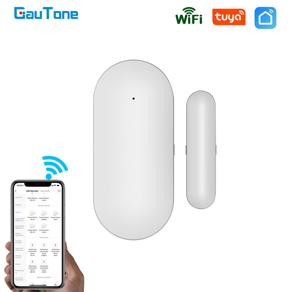 GauTone PB69 TUYA Smart Wifi Door Sensor Home Secu... – Grandado