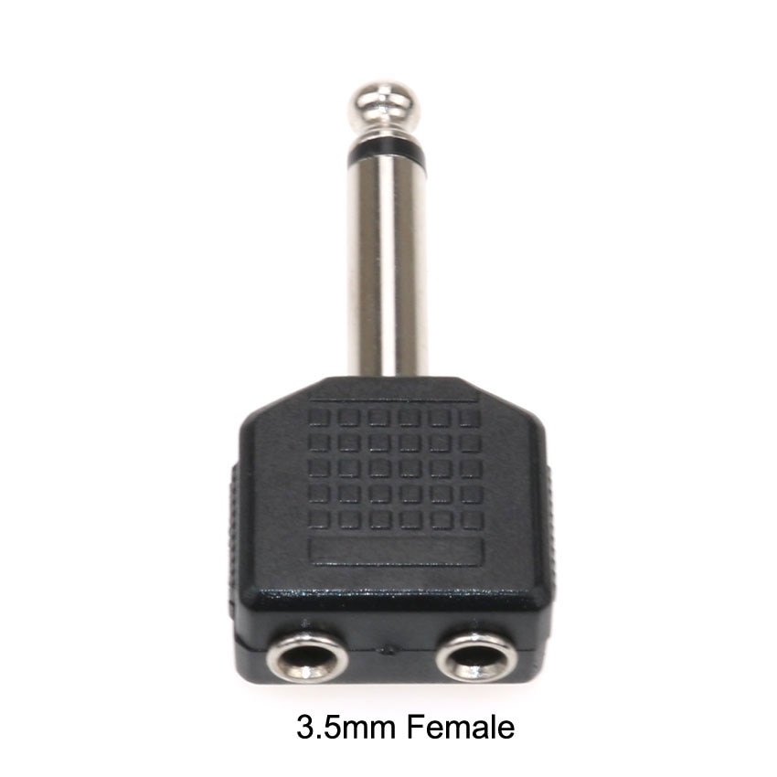 1/4" Mono / Stereo Audio Jack Plug Adapter Male to... – Grandado