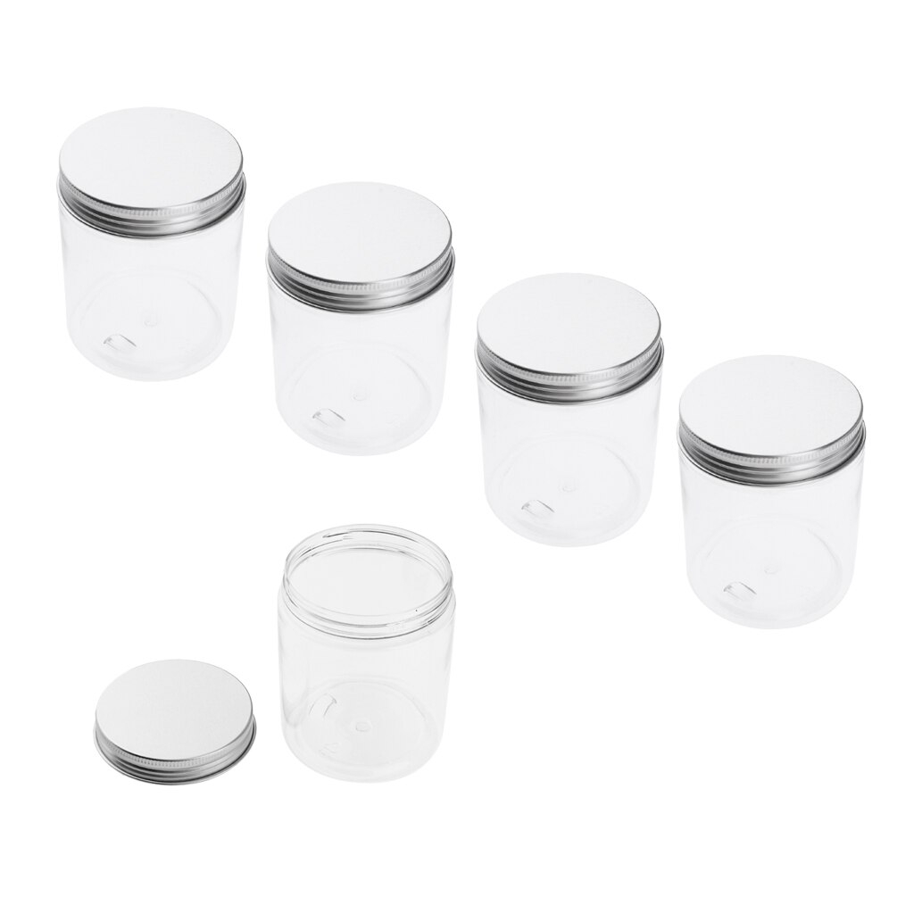 Bote de aluminio contenedor con tapa de rosca, bot... – Grandado