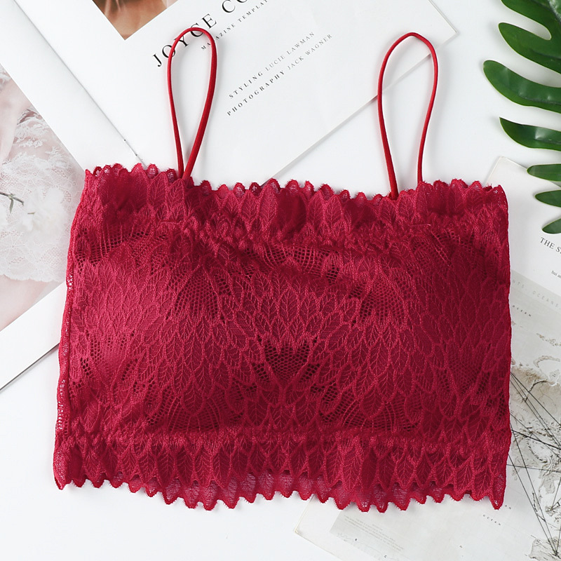 one-piece LACE SLING bra bra bra with back mat – Vicedeal
