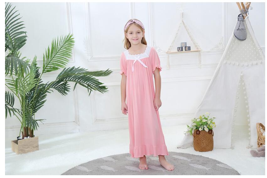 Princess Sleepshirts Vintage Kid Ruffles Nightgown... – Grandado