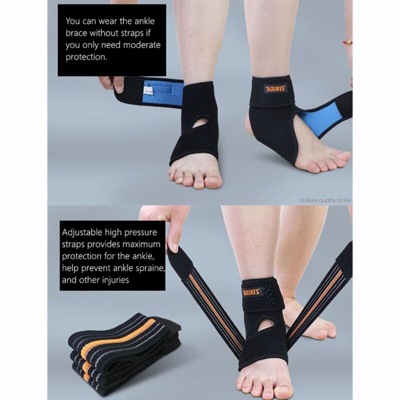 1Pcs Adjustable Black Ankle Stabilizer Brace Suppo... – Vicedeal