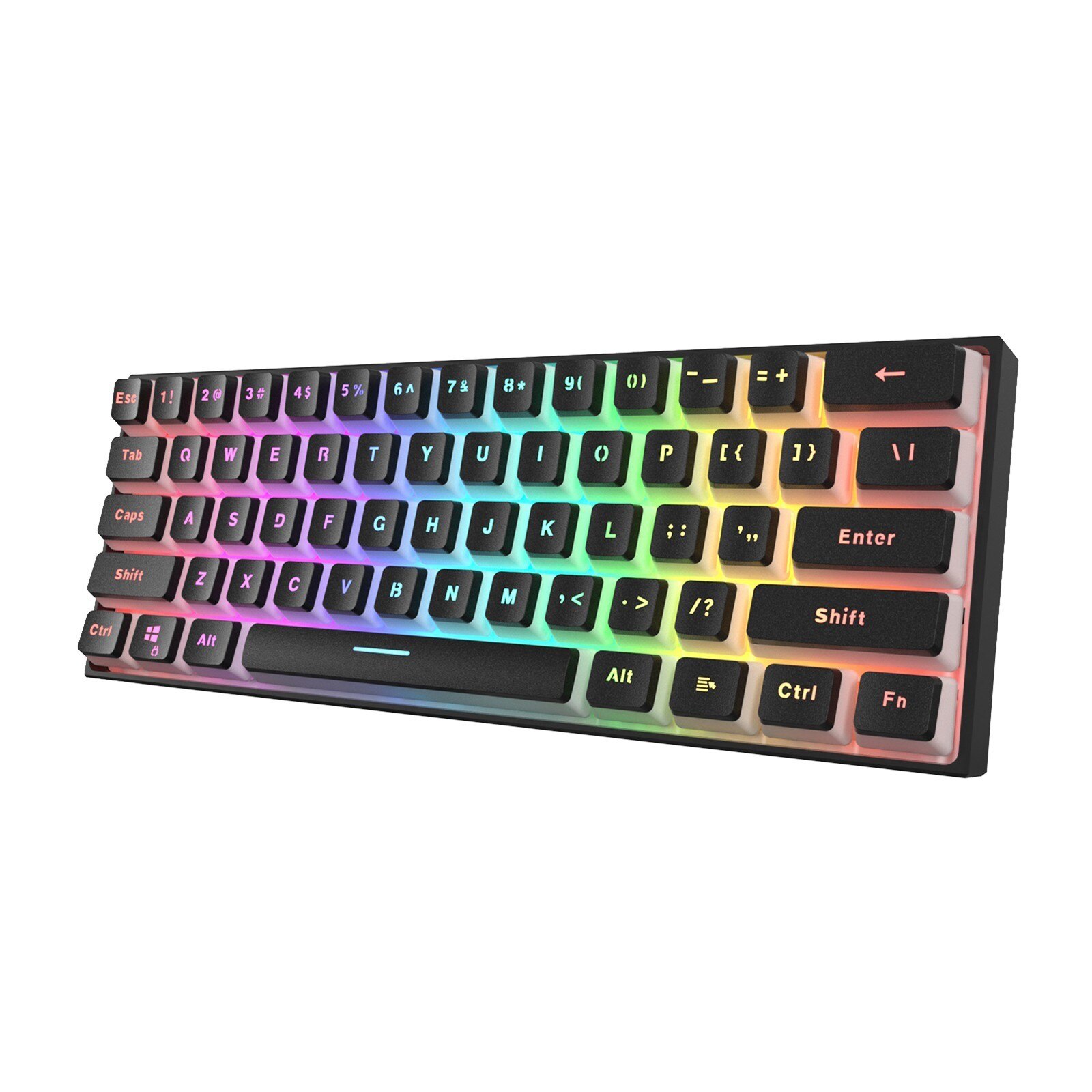 K870T 87 Keys RGB Wirele sbluetooth Dual Mode Gami... – Vicedeal