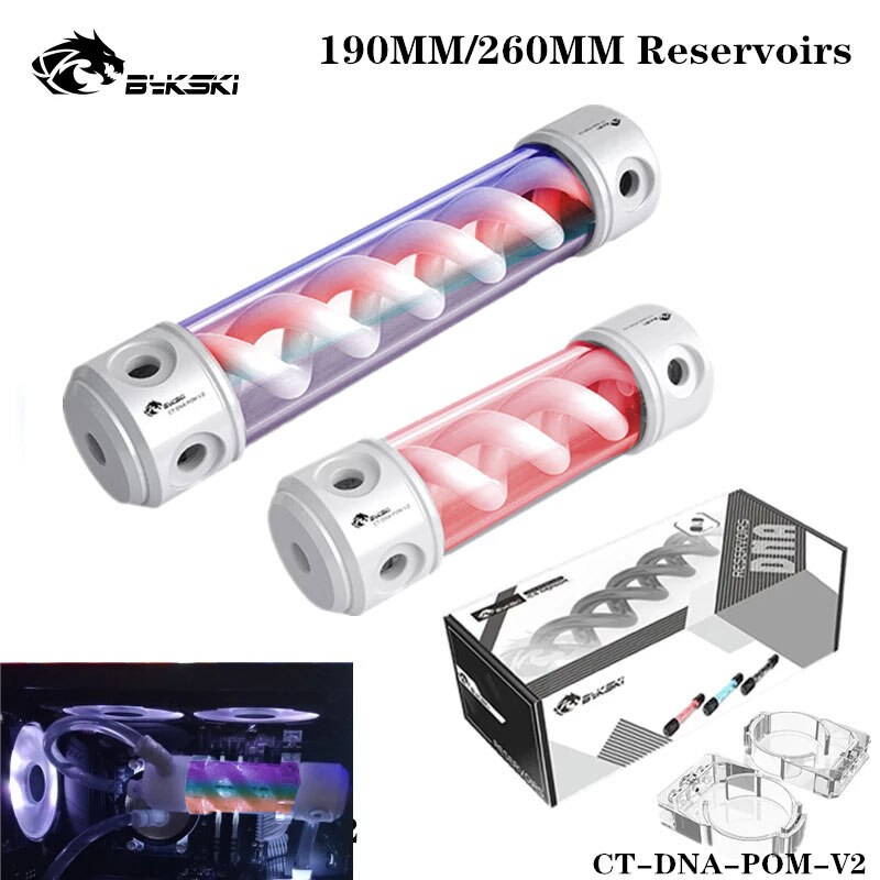 Bykski DNA Cylindrical Reservoir PC Water Cooling,... – Grandado