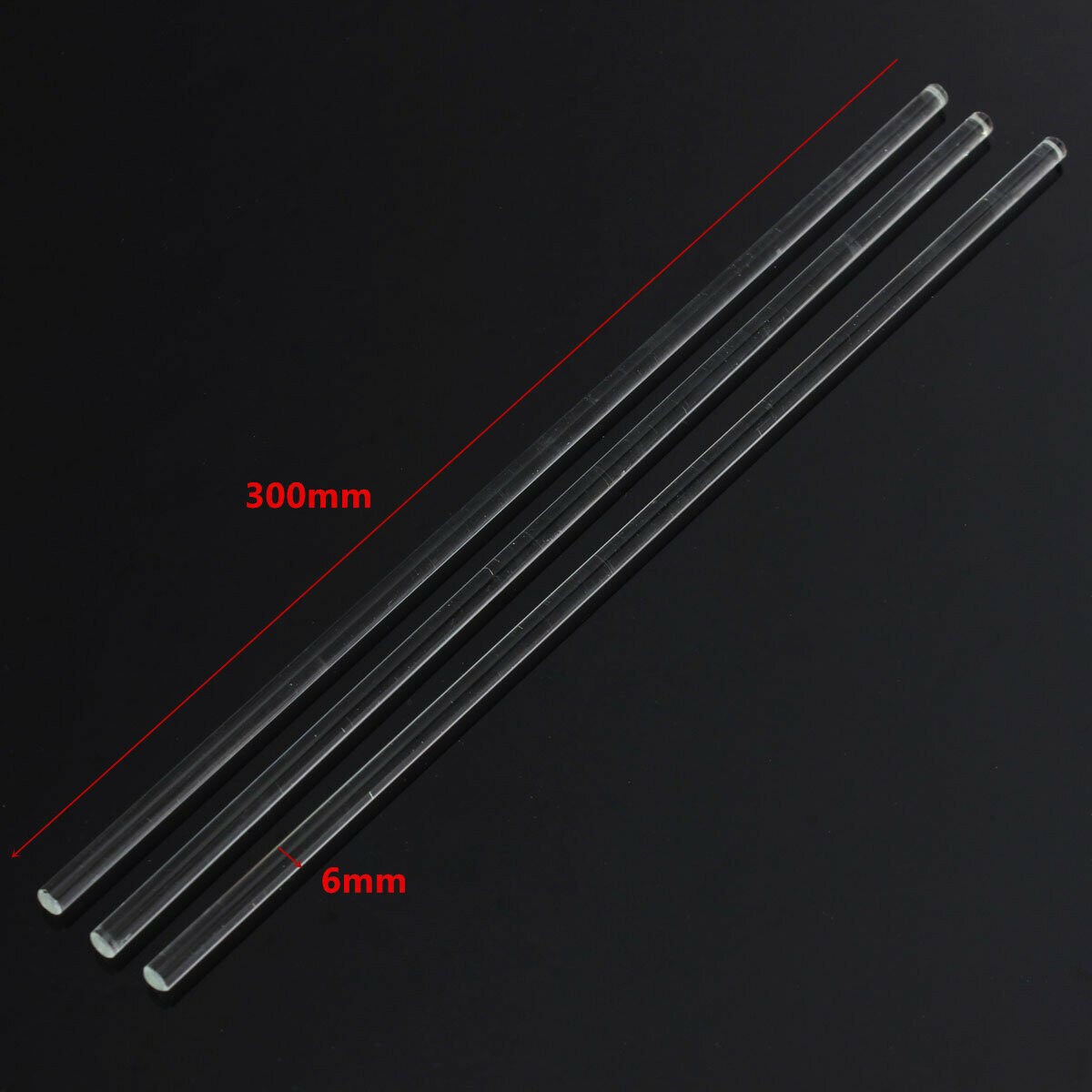 5pcs 6x300mm glass stirring rod glass stirrer glas... – Grandado