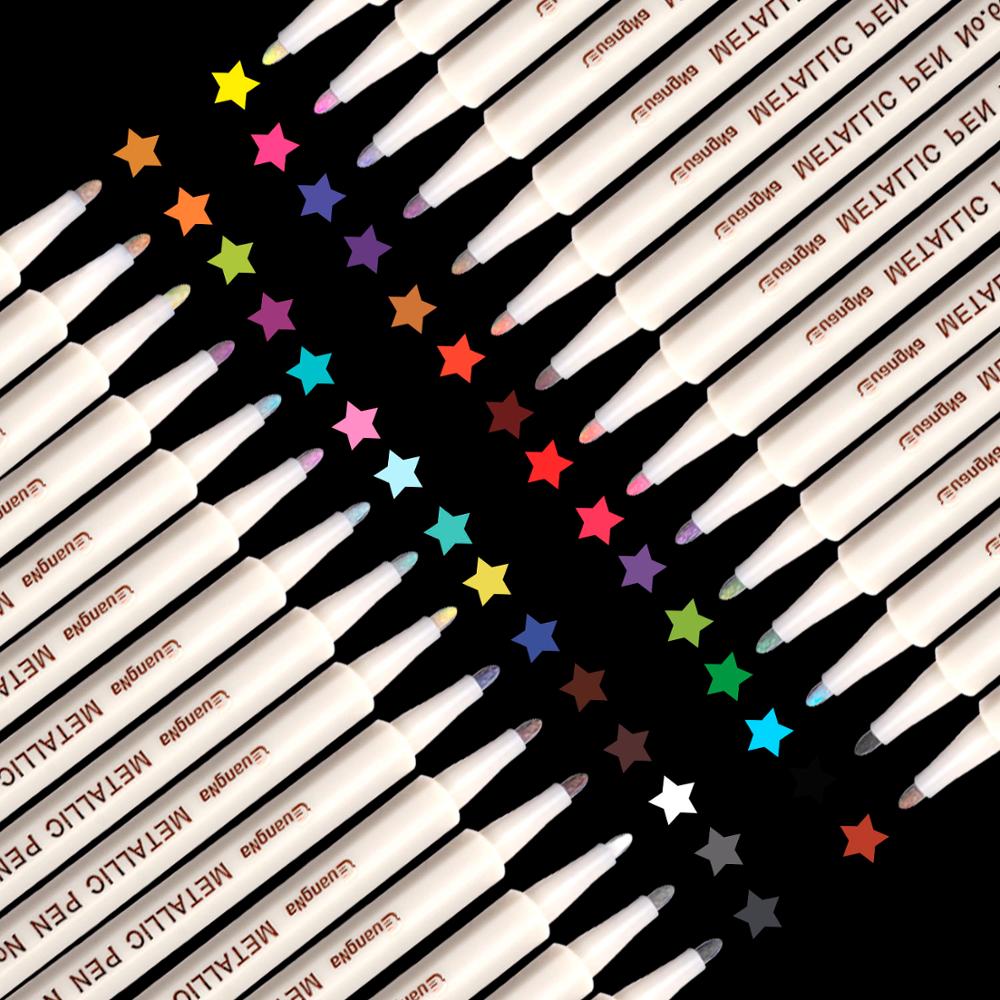 Metallic Marker Pens for Glass Paint 20,30 Colours... – Grandado