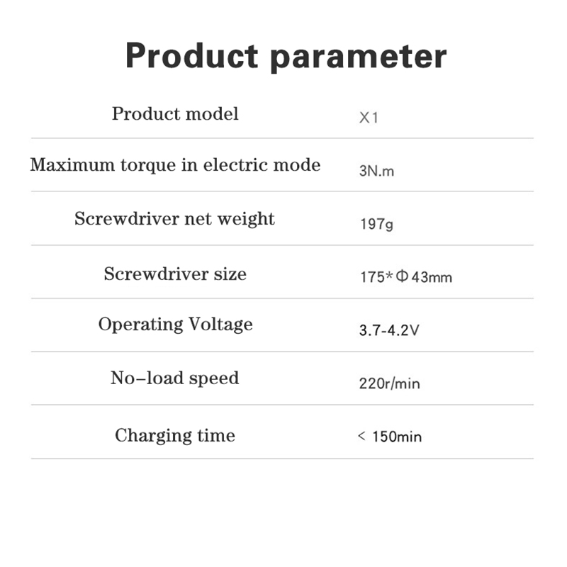 Portable Electric Screwdriver Cordless Electric Dr... – Grandado