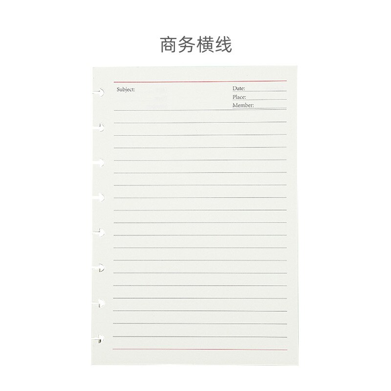 A5 disc planner notebook Mushroom hole page paper ... – Grandado