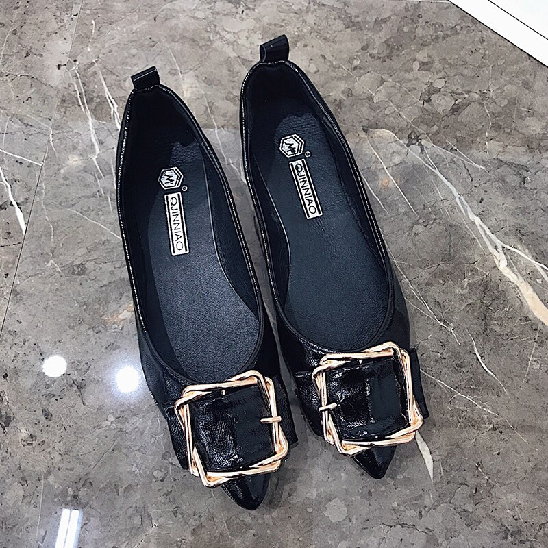 Spring Platform Creepers Women Flats pointed toe W... – Grandado
