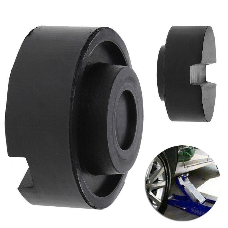 Black Rubber Slotted Floor Jack Pad Frame Rail Ada... – Grandado