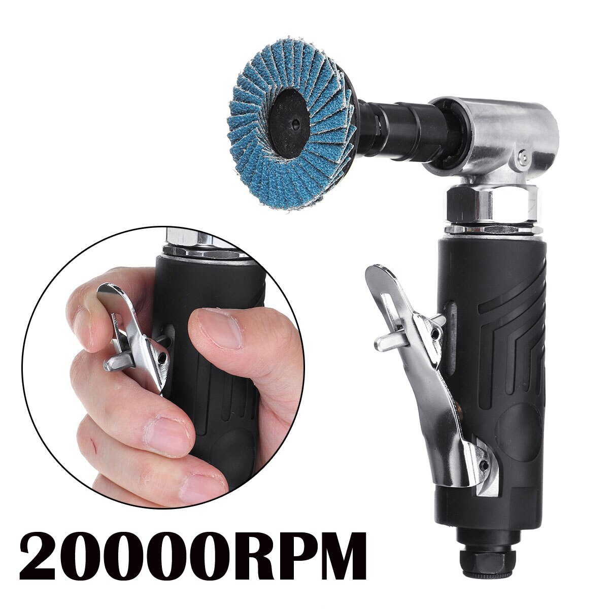 Air Sander Polisher 1/4 Air Angle Die Grinder 90 °... – Grandado