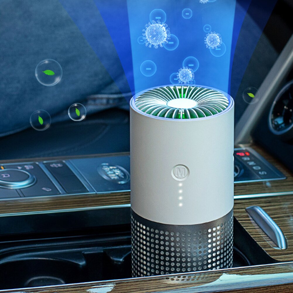 Portable Negative Ion Car Air Purifier Cleaner for... – Grandado