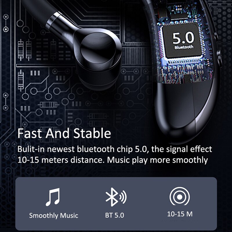 Bluetooth 5.0 Earphone Sports Car Driving Kit Wire... – Grandado