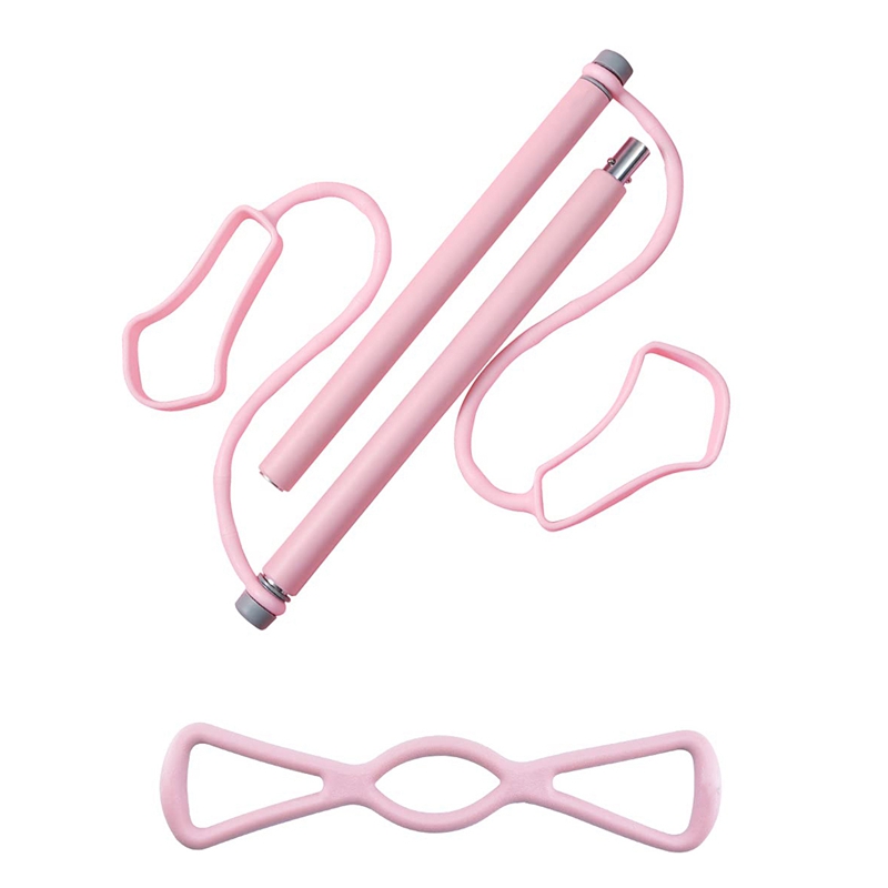 Pilates Bar Kit with Resistance Band Portable Yoga... – Vicedeal