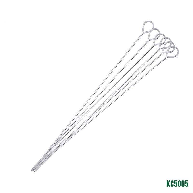 Barbeque Skewers 6pcs 15.7inch Kabob Needle Metal ... – Vicedeal