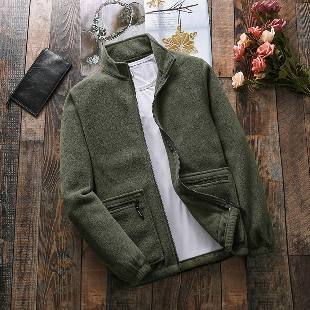 Men's Autumn Winter Sports Jacket Outdoor Fleece T... – Grandado