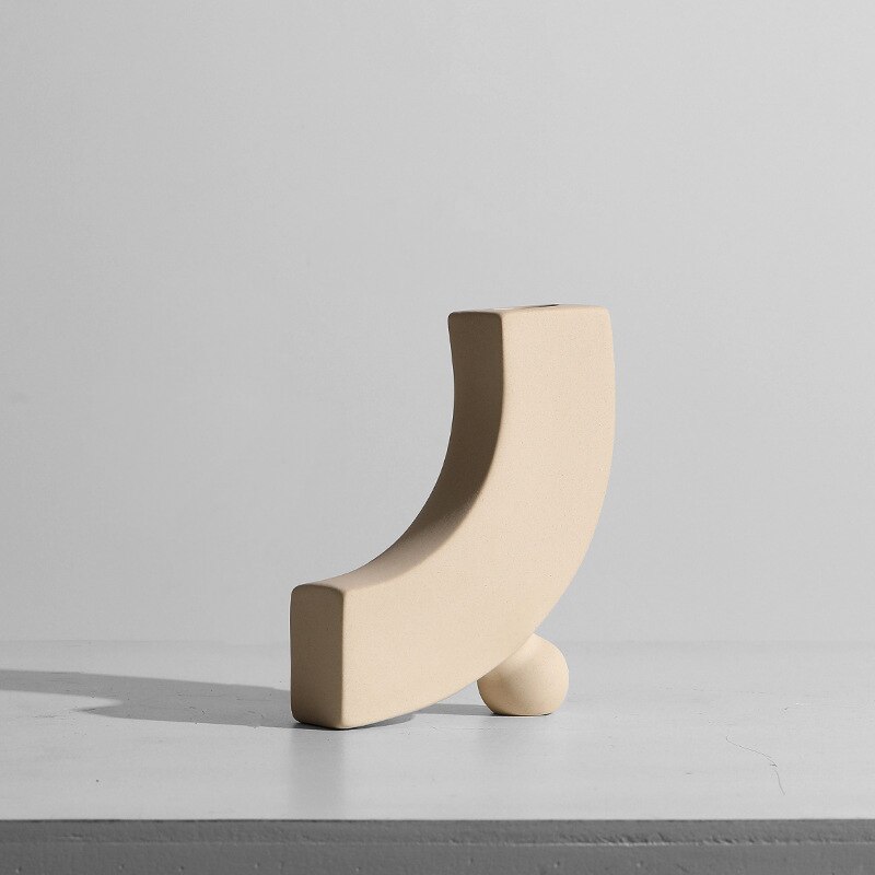 Chinese Style Simple Primitive Ceramics Flower Arr... – Grandado