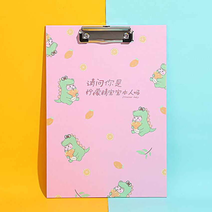 Cartoon Fruits Dinosaur A4 Clipboards, Low Profile... – Grandado