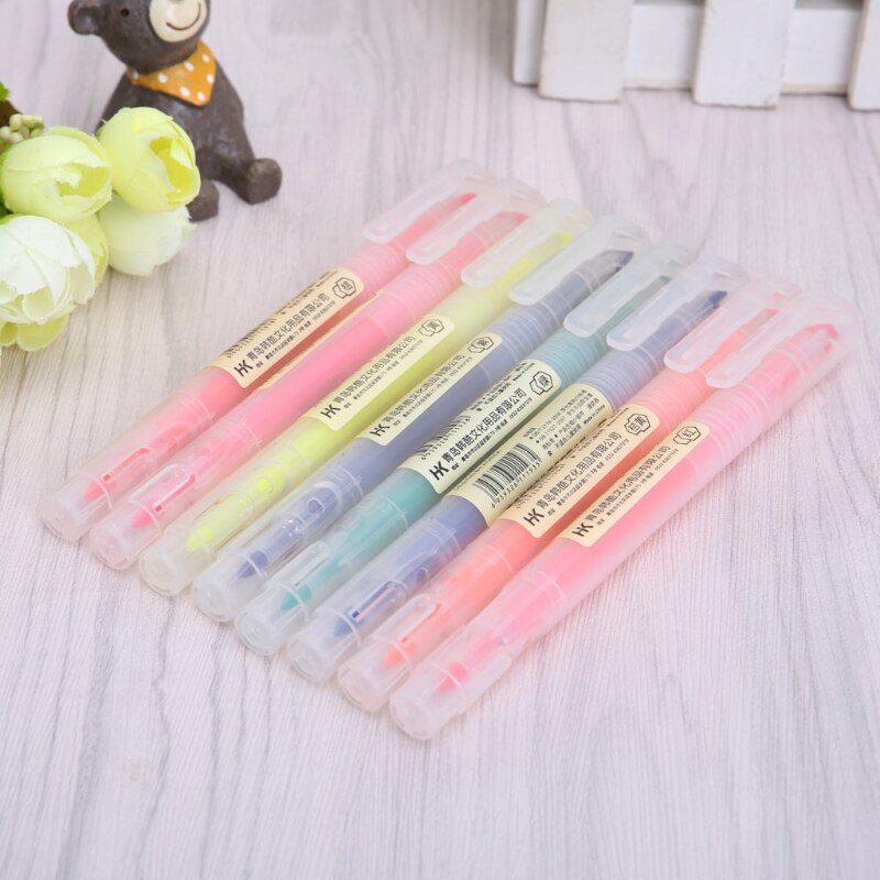 8 colors Highlighter Artist Dual Head Sketch Marke... – Grandado