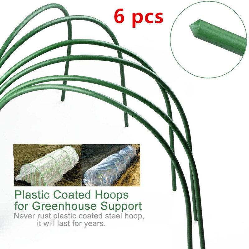 6 Pcs Plant Hoop Hoops Greenhouse Hoops for Plant ... – Grandado