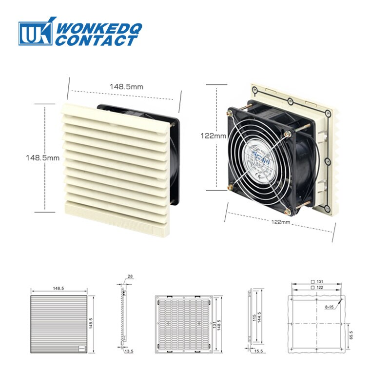 9803 230 Air Filter Industrial 120mm Fan Electrica... – Grandado