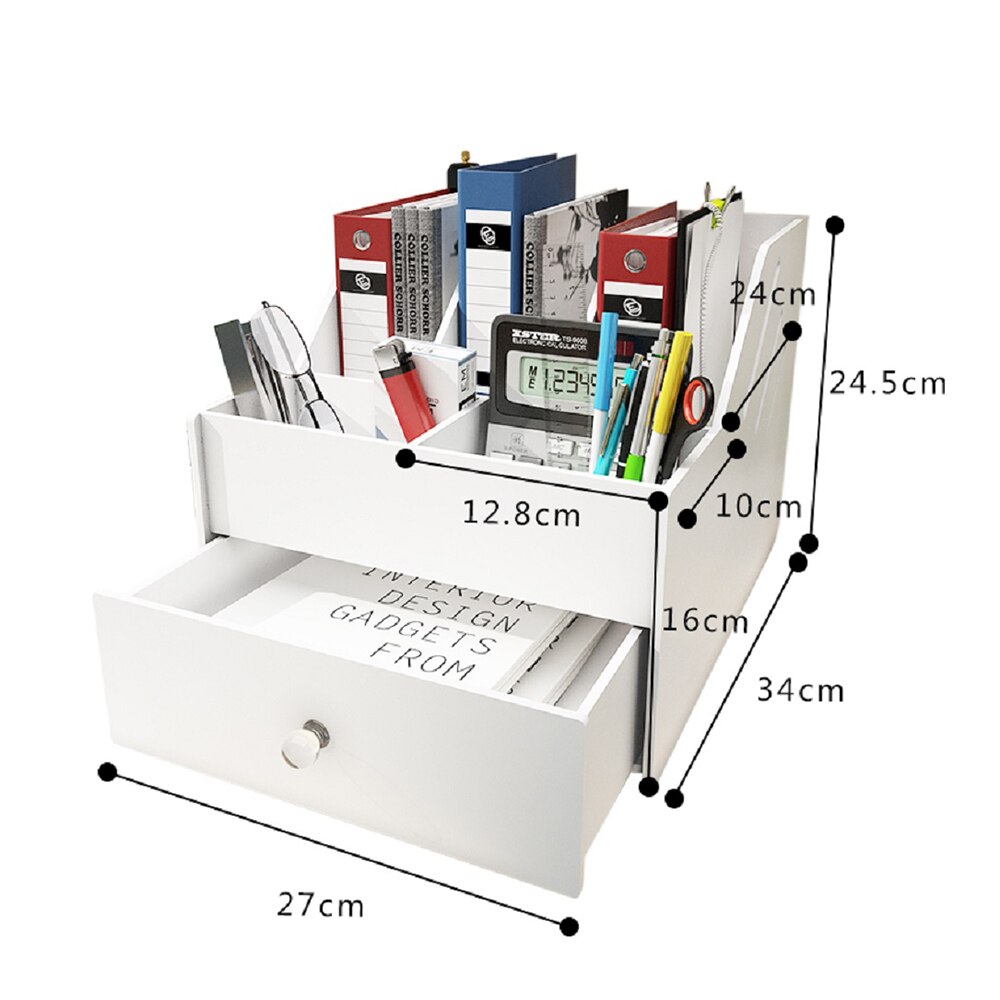 Book Magazine Holder Desk Organizer Stationery Sto... – Grandado