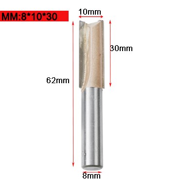 8mm Shank Straight/Dado Woodworking Router Bit Set... – Grandado