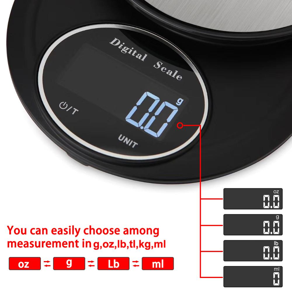 Portable 5kg 1g Digital Scale LCD Electronic Scale... – Vicedeal