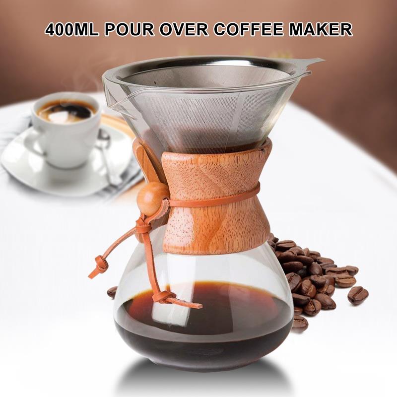 Coffee Pot Coffee Kettle Coffee Maker Durable 400m... – Vicedeal