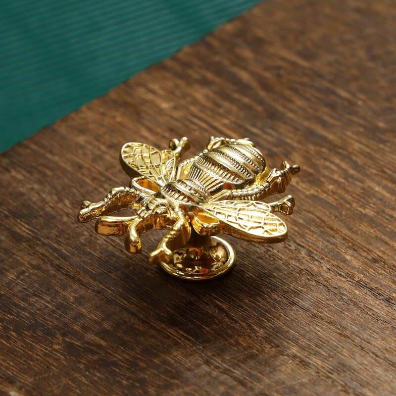 1pc Bee Shape Wardrobe Knob Brass Furniture Handle... – Grandado