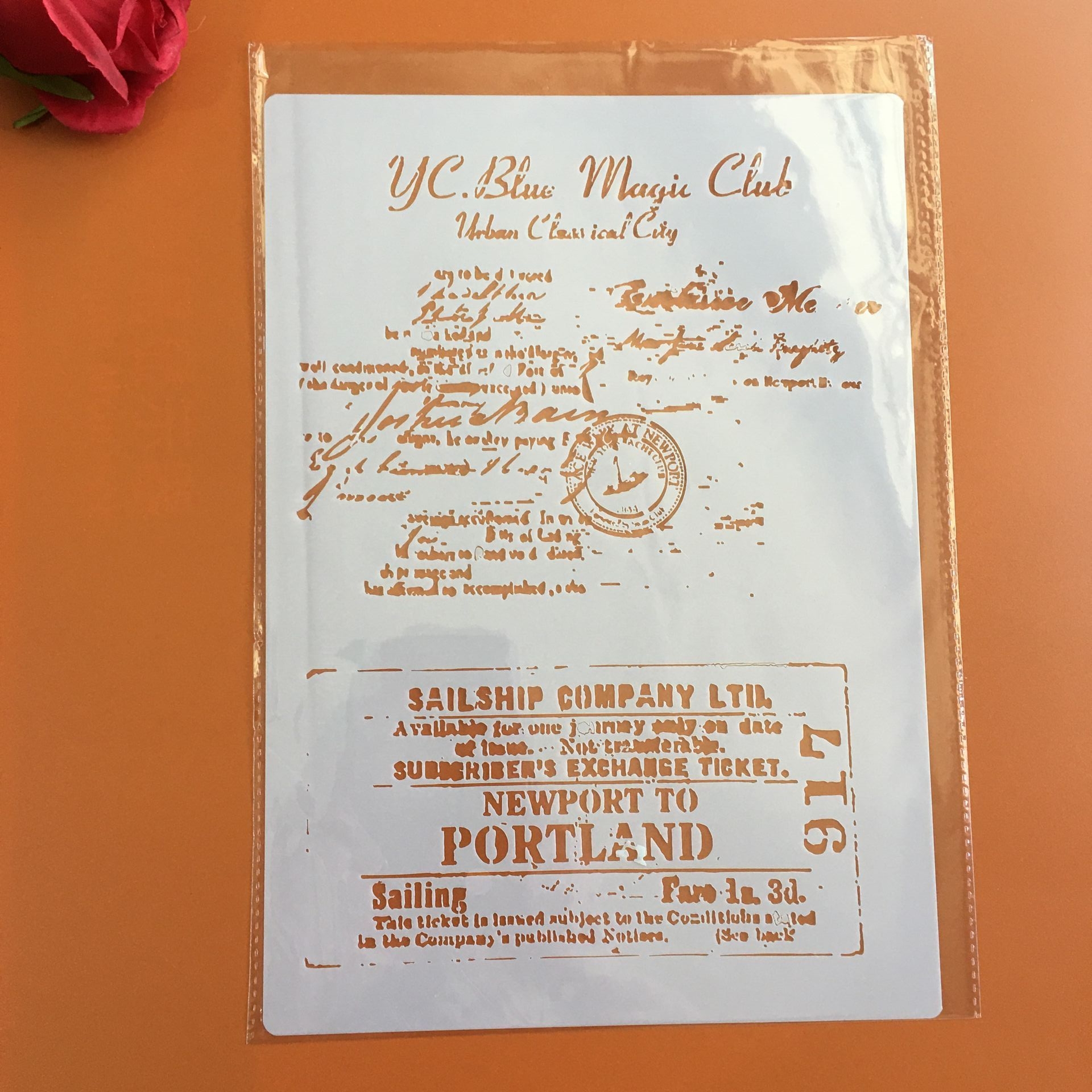 A4 Diy Stencils Muur Schilderen Plakboek Kleuring ... – Vicedeal