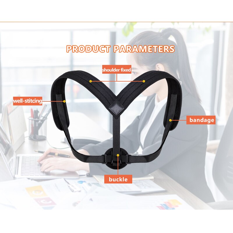 Adjustable Spine Posture Corrector Protection Back... – Grandado