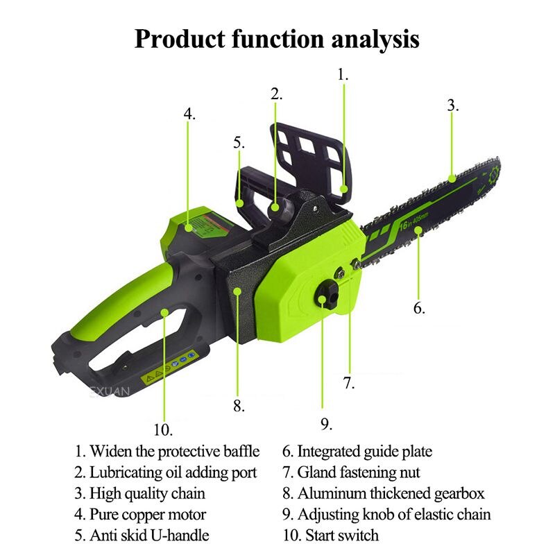 16 inch high power logging electric chain multifun... – Grandado