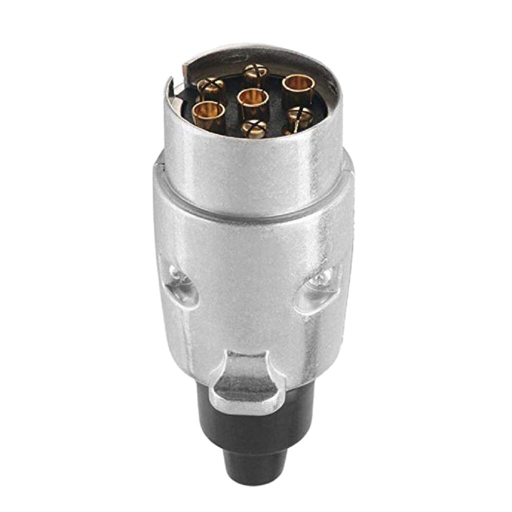 12V 7 Pin Trailer Plug Ronde Bedrading Lichten Tow... – Vicedeal