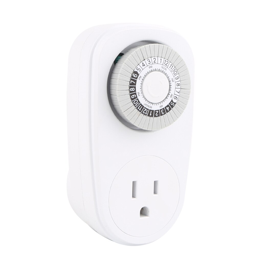 7 Days Daily 24H Mechanical Control Light Outlet T... – Grandado