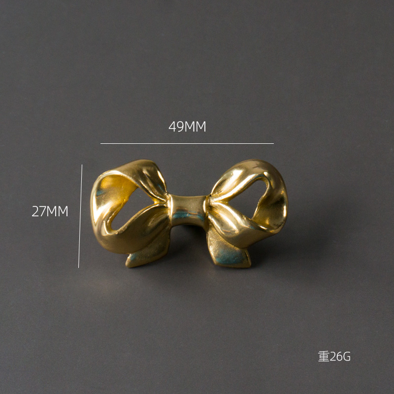 Brass Modern Bow Furnitur Handl Knob Kitchen Door ... – Grandado