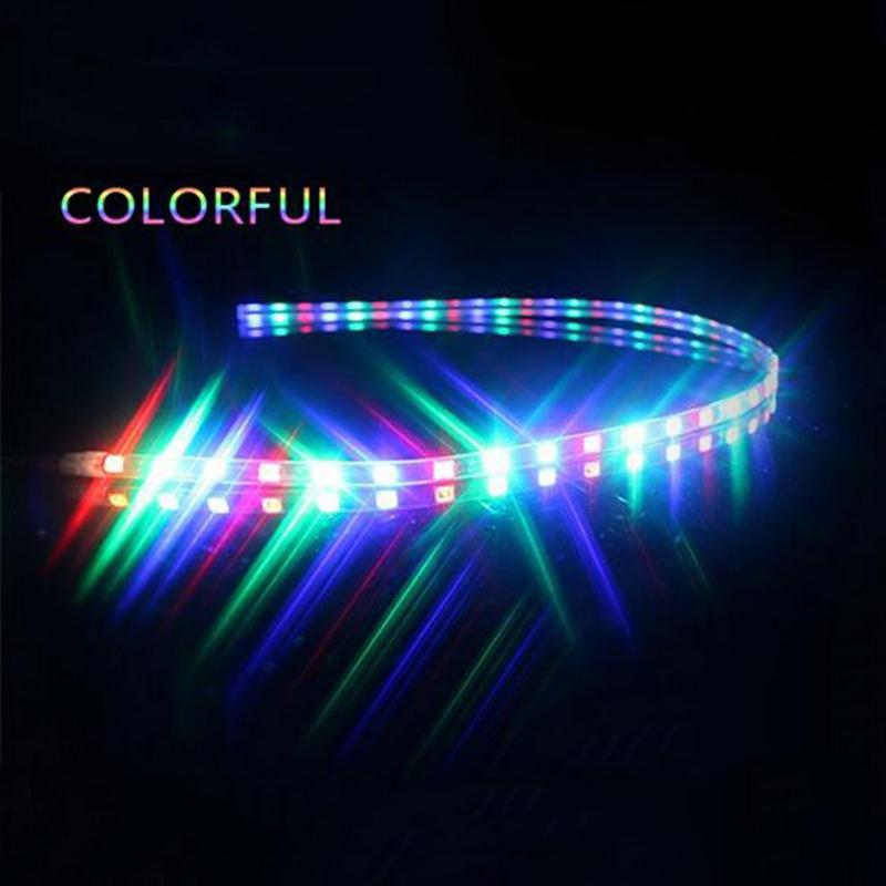 Vehemo 45cm LED Motorcycle Lighting Flexible Strip... – Grandado