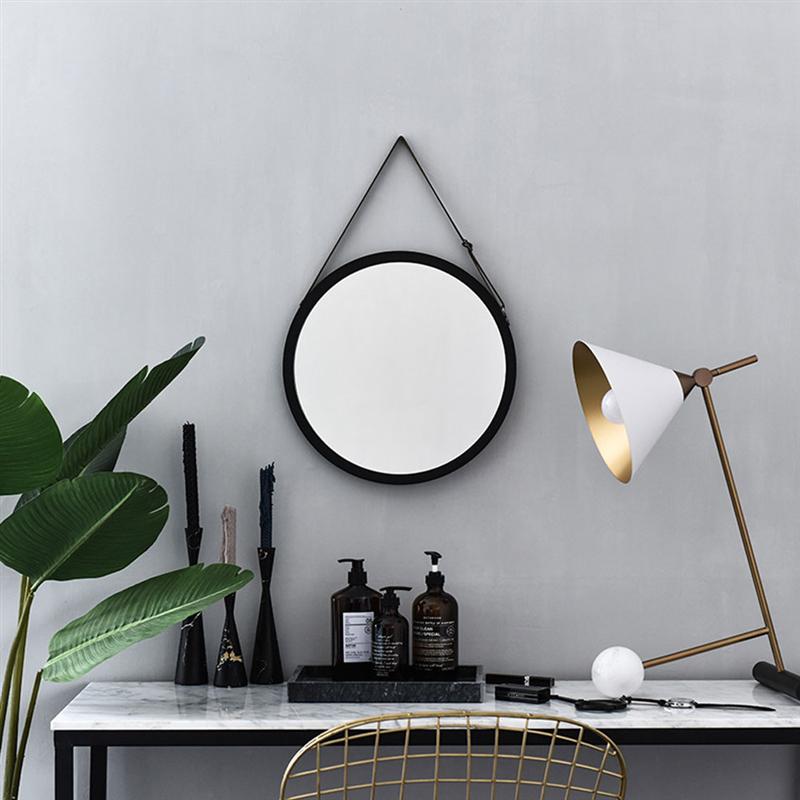 1Pcs Round Hanging Mirror with Loop Modern Style B... – Vicedeal