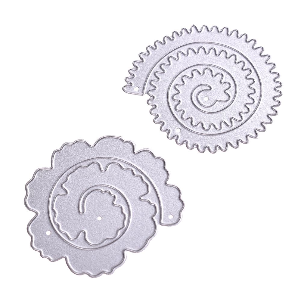 2Pcs/Set Rose Flower Roll Metal Cutting Dies Stenc... – Grandado